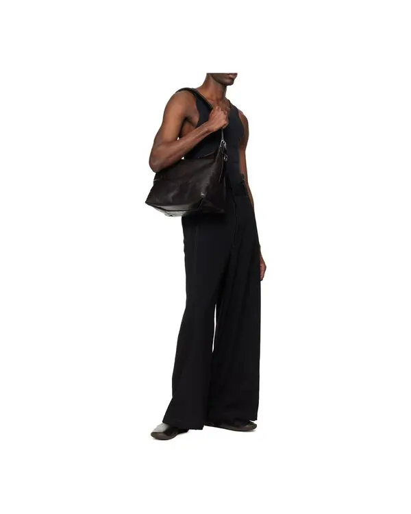 Lemaire Belted Hobo Small Bag - Dark Chocolate - 25% Off